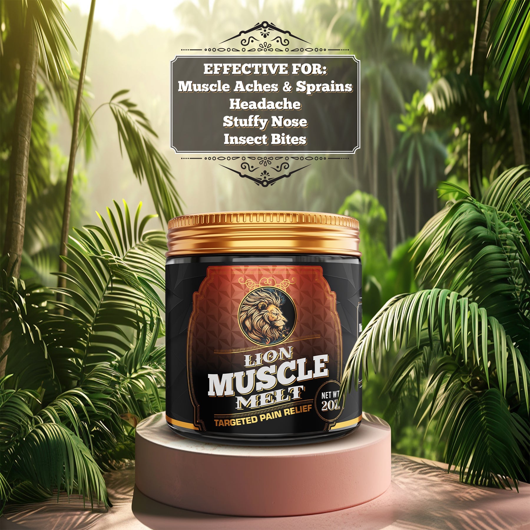 Lion Muscle Melt - Best Muscle Pain Relief Cream and Balm